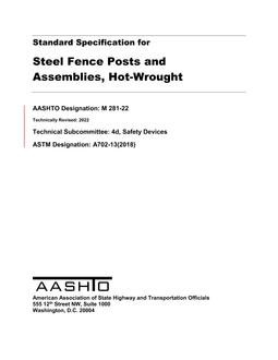 AASHTO M 281 - Latest Standards for Engineers
