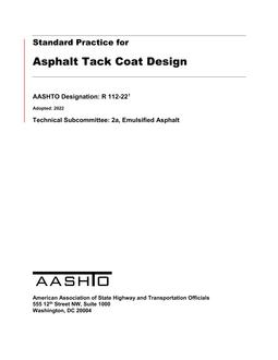 AASHTO R 112 - Latest Standards for Engineers