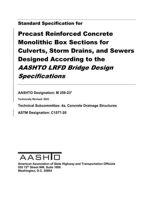 AASHTO M 259 - Latest Standards for Engineers