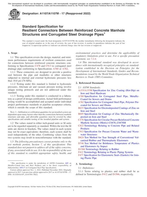 ASTM A1107/A1107M - Latest Standards for Engineers